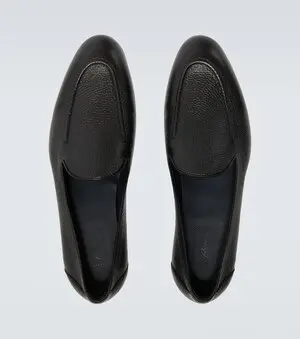 Brioni Appia Leather Loafers