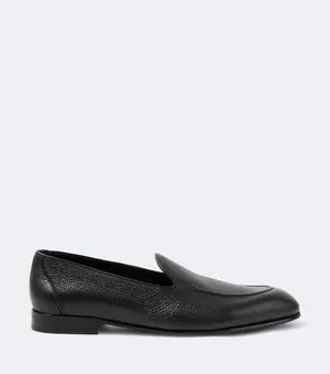 Brioni Appia Leather Loafers