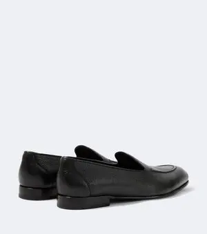 Brioni Appia Leather Loafers
