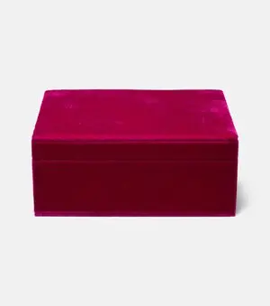 Sophie Bille Brahe Trésor Grande Velvet Jewelry Box - Red