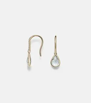 Mateo 14kt Yellow Amethyst And Diamond Earrings