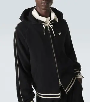WALES BONNER Prince Cotton-blend Terry Hoodie