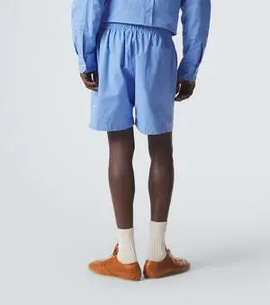 WALES BONNER Sunday Cotton Shorts