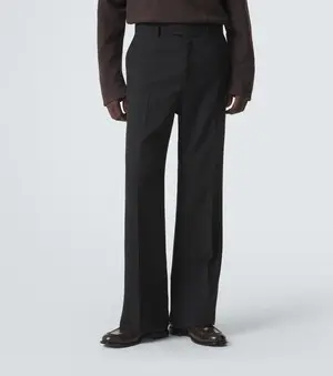 WALES BONNER Alto Virgin Wool Flared Pants
