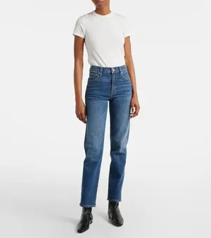 SLVRLAKE Virginia Straight-leg Jeans