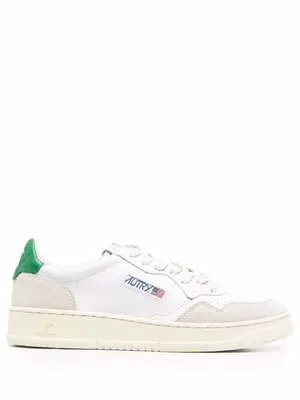 AUTRY Medialist Low Leather Sneakers - Green