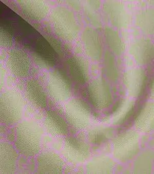 Gucci Gg Silk Twill Scarf - Pink
