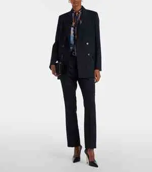 Gucci Wool Mélange Double-breasted Blazer