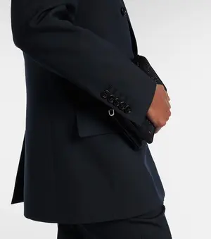 Gucci Wool Mélange Double-breasted Blazer