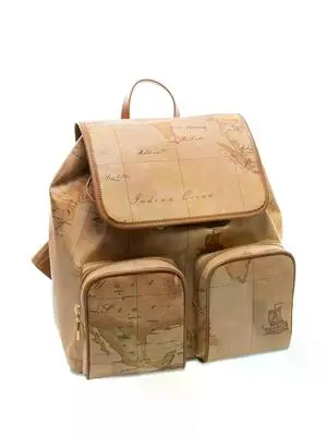 ALVIERO MARTINI 1° CLASSE Map-print Backpack
