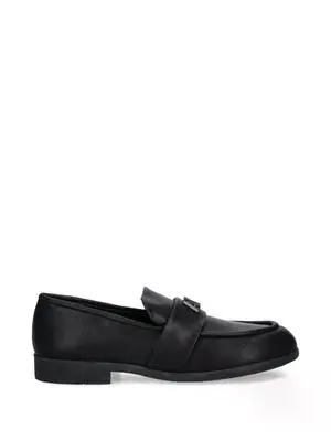 Armani Exchange Logo Strap Loafers