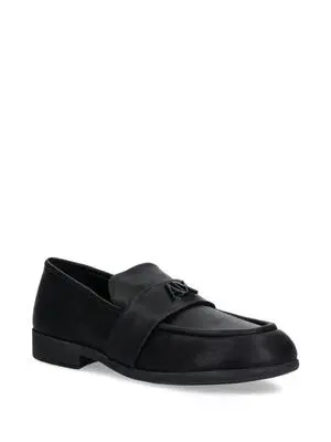 Armani Exchange Logo Strap Loafers