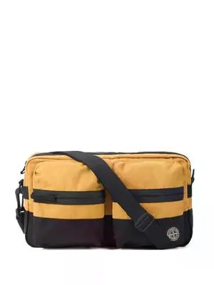 Stone Island Patch Shoulder Bag - Yellow