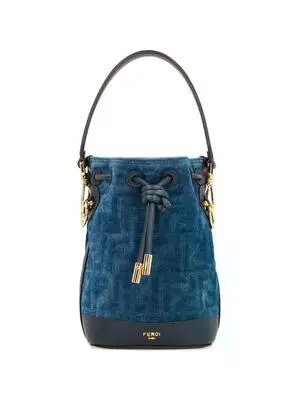 Fendi Mini Mon Tresor Bucket Bag - Blue