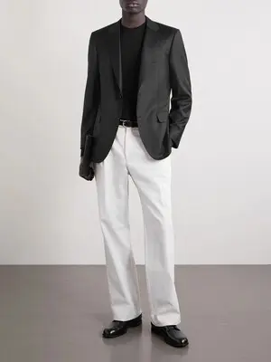 Canali Super 150s Wool Suit Jacket