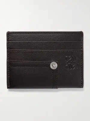 Loewe Panta Leather Cardholder - Brown