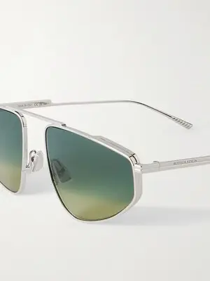 Bottega Veneta Light Ribbon Aviator-style Sunglasses