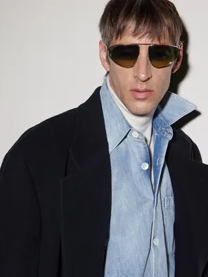 Bottega Veneta Light Ribbon Aviator-style Sunglasses