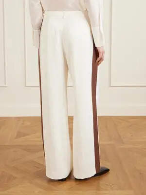 TWP Sulli Pleated Wide-leg Pants - White