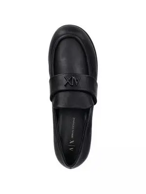 Armani Exchange Logo Detail Loafers