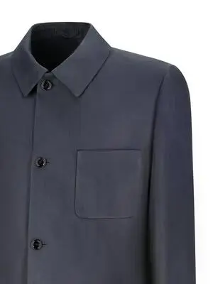 LARDINI Pastone Buttoned Pocket Shirt - Grey