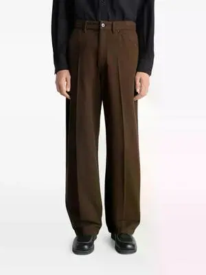 LEMAIRE Brushed Twill Wide Leg Trousers