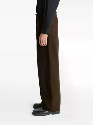 LEMAIRE Brushed Twill Wide Leg Trousers