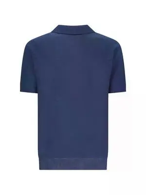 LARDINI Open-collar T-shirt