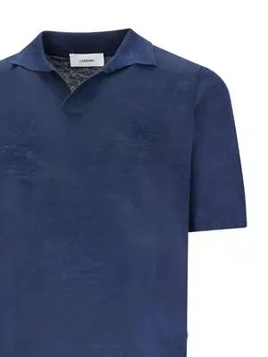 LARDINI Open-collar T-shirt