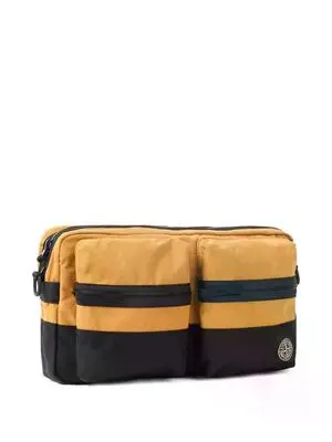 Stone Island Patch Shoulder Bag - Yellow