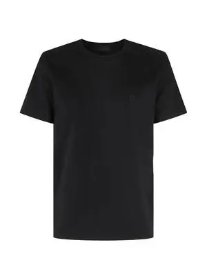 DONDUP Logo-embroidered T-shirt - Black