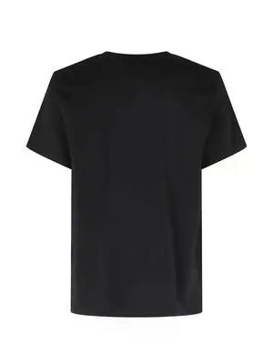 DONDUP Logo-embroidered T-shirt - Black