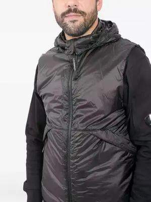 C.P. COMPANY Zip Fastening Hooded Waistcoat
