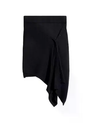 LEMAIRE Buttoned Draped Asymmetric Skirt