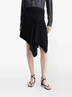 LEMAIRE Buttoned Draped Asymmetric Skirt