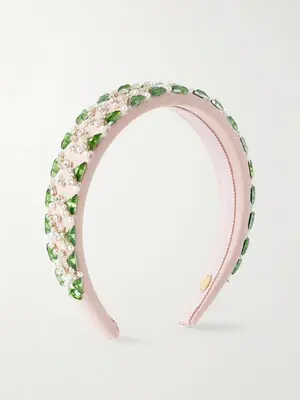Valentino Garavani Embellished Headband - Pink