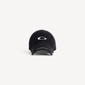 Balenciaga Fleece Baseball Cap - Black
