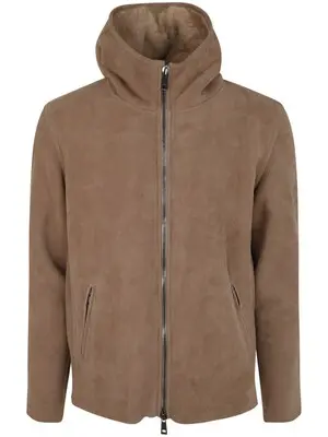 GIORGIO BRATO Sheepskin Bomber Jacket