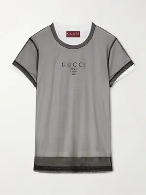 Gucci Textured Tops