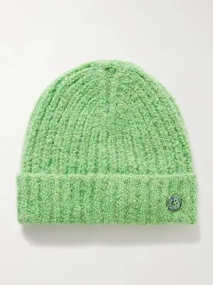 GOD'S TRUE CASHMERE God’s True Cashmere Button-embellished Ribbed Beanie