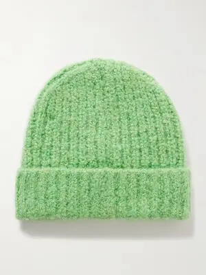 GOD'S TRUE CASHMERE God’s True Cashmere Button-embellished Ribbed Beanie