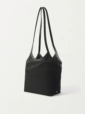 VALESQUE Cami Small Leather-trimmed Tote