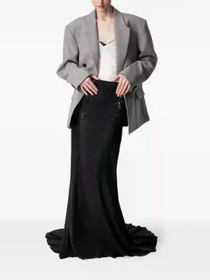 ARTICLE TEN Houndstooth Double-breasted Blazer