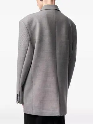 ARTICLE TEN Houndstooth Double-breasted Blazer
