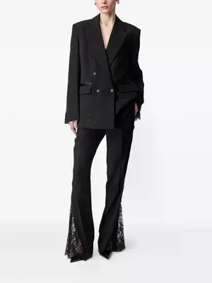 ARTICLE TEN Lace-detail Trousers