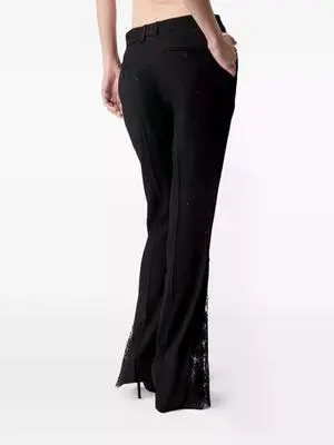 ARTICLE TEN Lace-detail Trousers