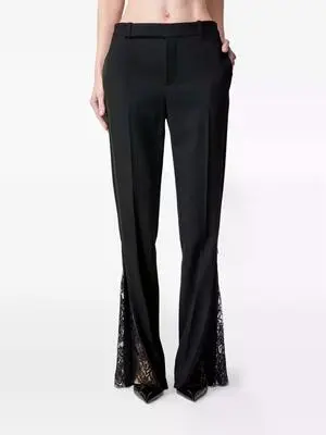 ARTICLE TEN Lace-detail Trousers