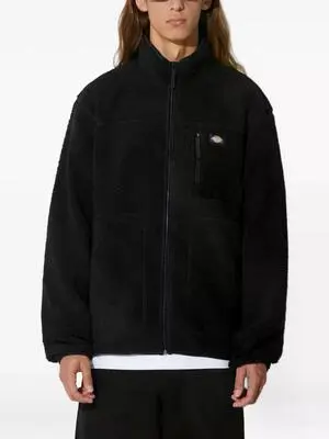 Dickies Zip-up Fleece Sweater - Black
