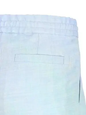 Brunello Cucinelli Drawstring Pleated Shorts - Blue
