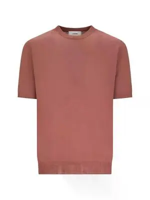 LARDINI Short-sleeve Knitted T-shirt